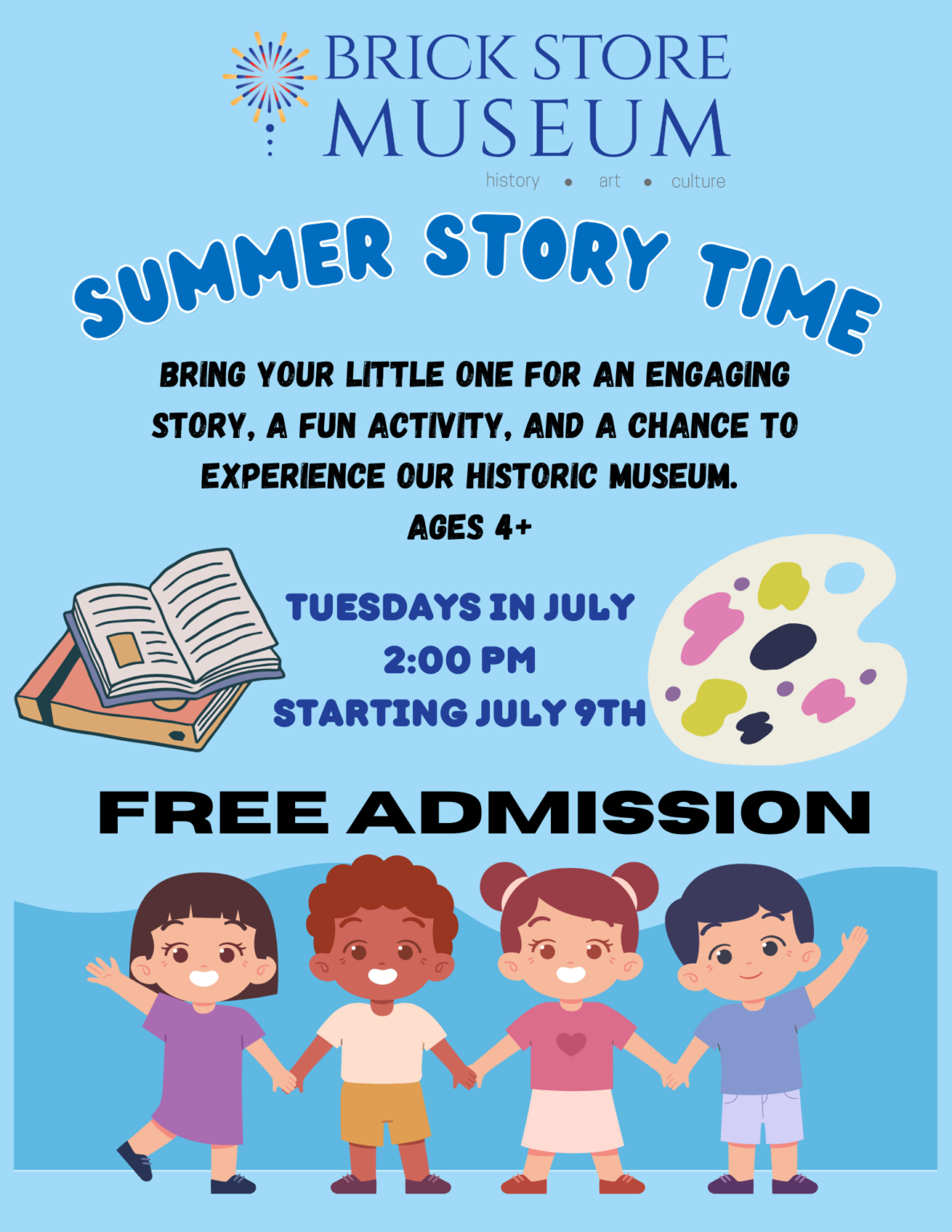 Summer Storytime – Brick Store Museum
